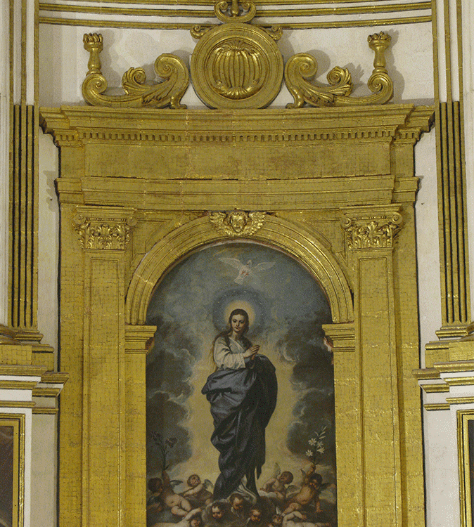 Pinturas sobre lienzo de Alonso Cano y retablos de la Catedral de ...